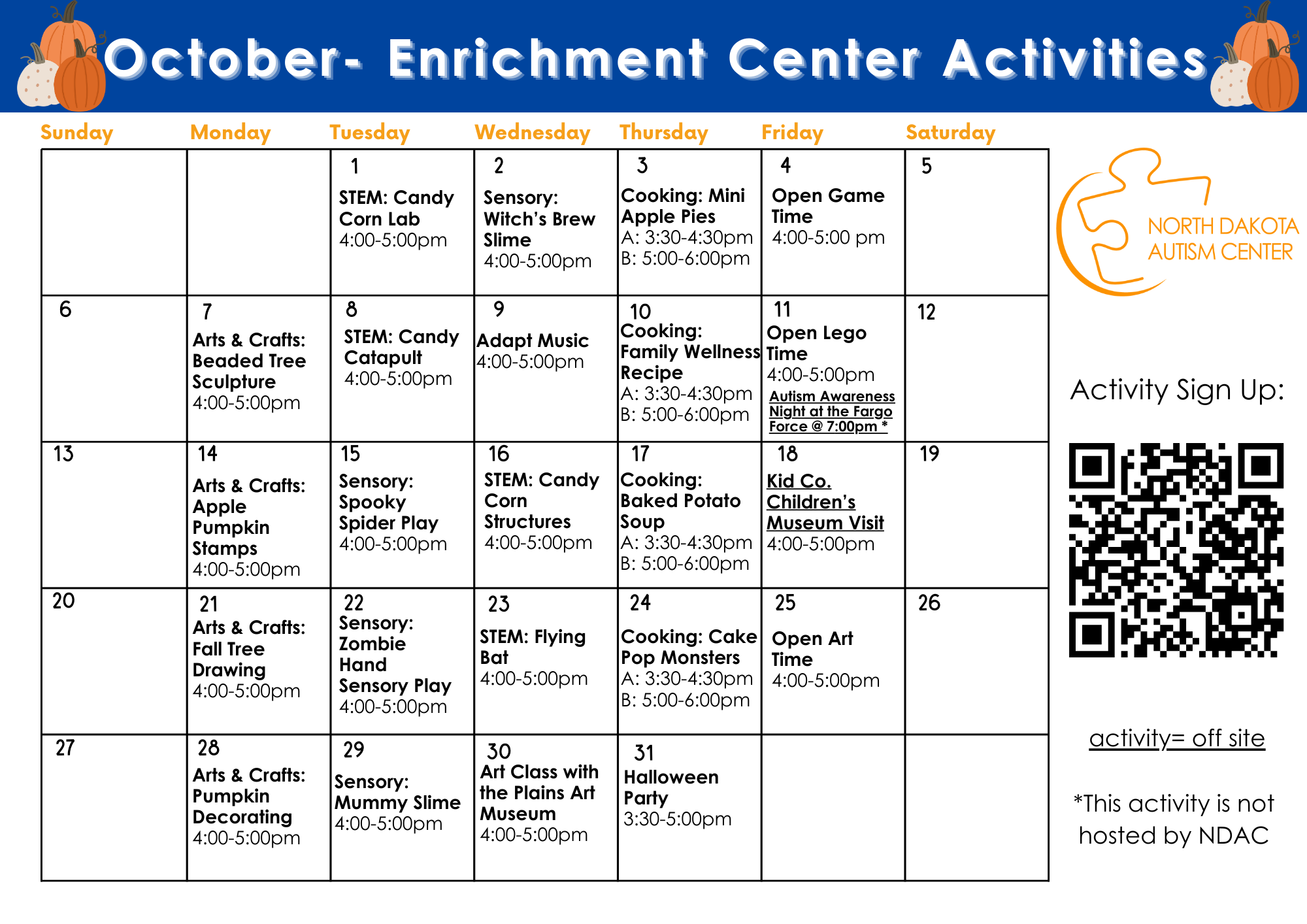 October calendar- Fixed!